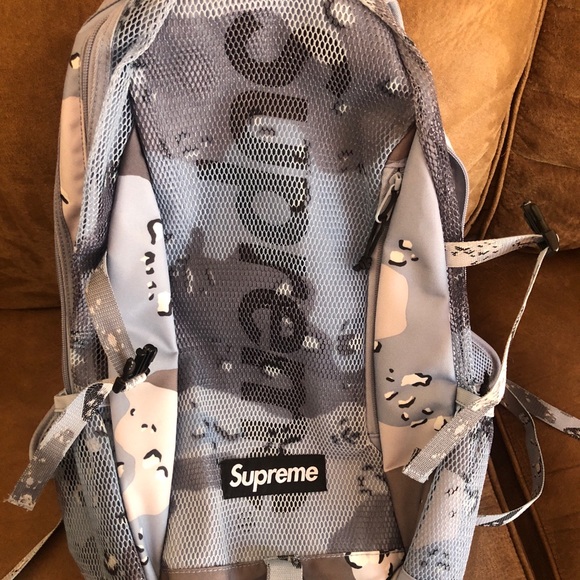 Supreme | Bags | Supreme Blue Camo Backpack | Poshmark